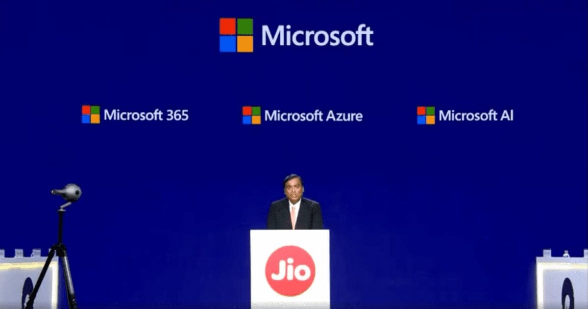 Reliance Jio partners with Microsoft, will build Azure data centers ...